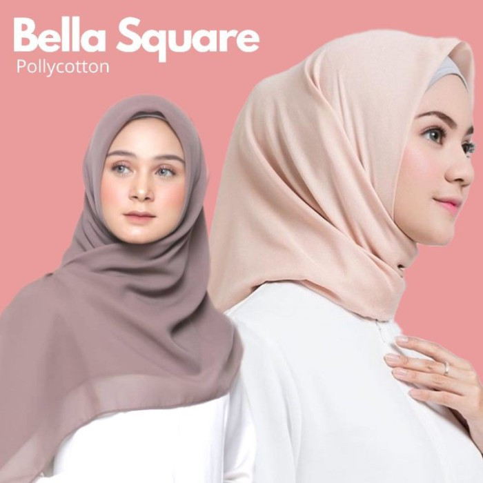 Bella Square rectangular Hijab | Bella Square | Shopee Malaysia