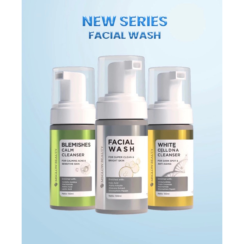 Ms GLOW FACIAL WASH NEW | Shopee Malaysia