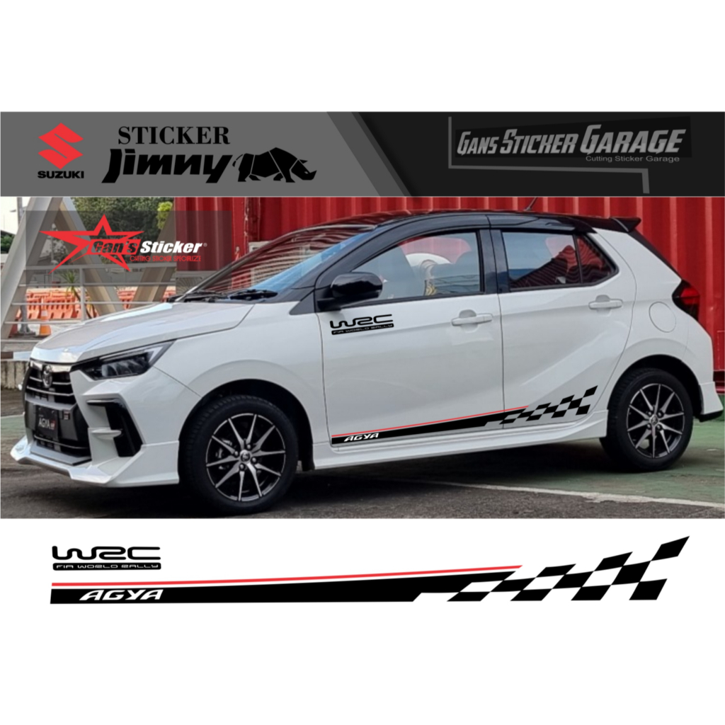 Toyota AGYA STICKER 2023 2024 TOYOTA AGYA ACCESSORIES | Shopee Malaysia