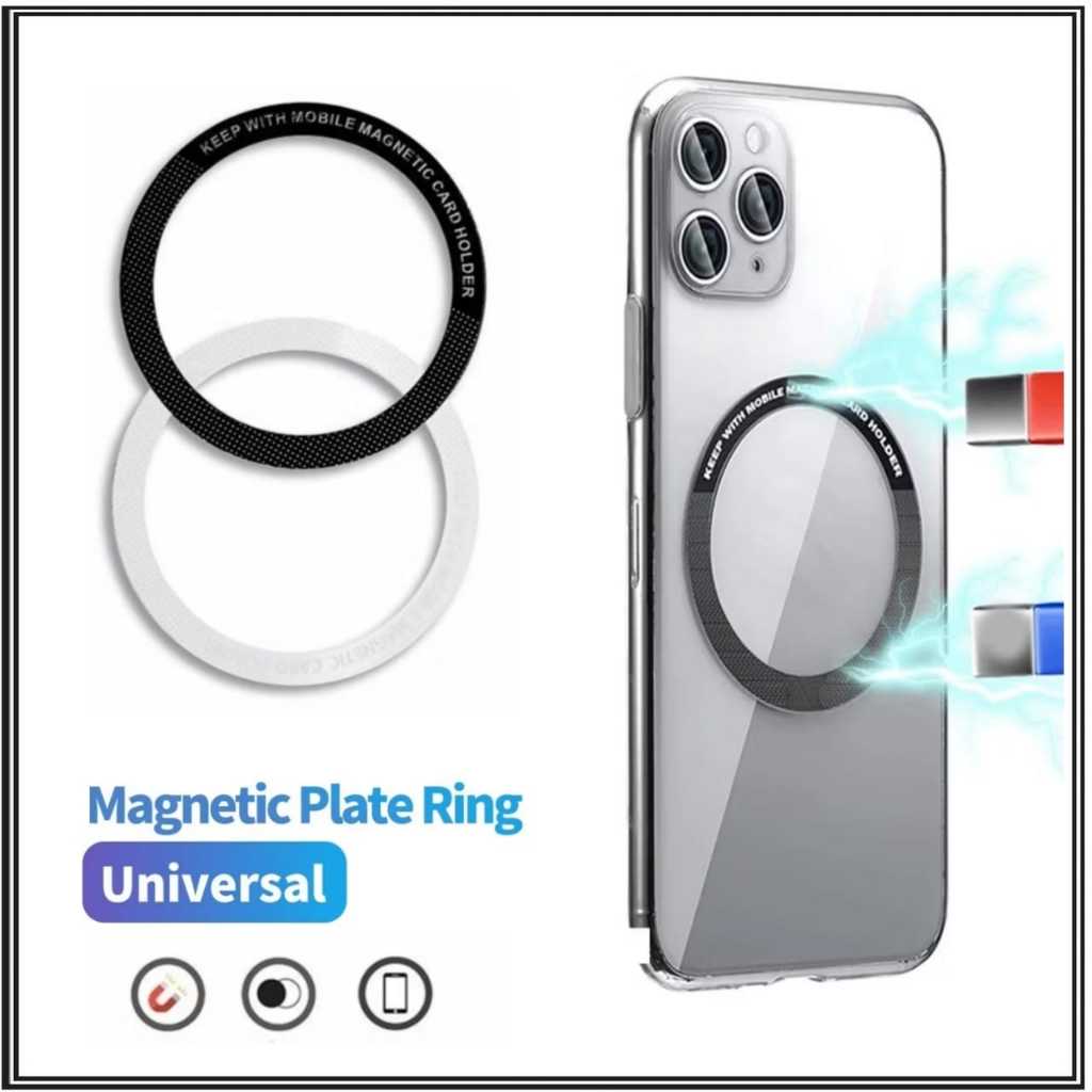 Universal Magnetic Ring Plate Sticker for Popsocket Magnetic Magsafe ...