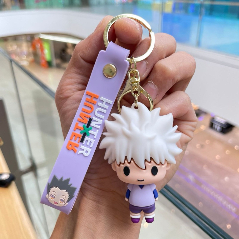 GANTUNGAN Anime Keychain: Hunter X Hunter Killua Zoldyk Cute Kawaii ...