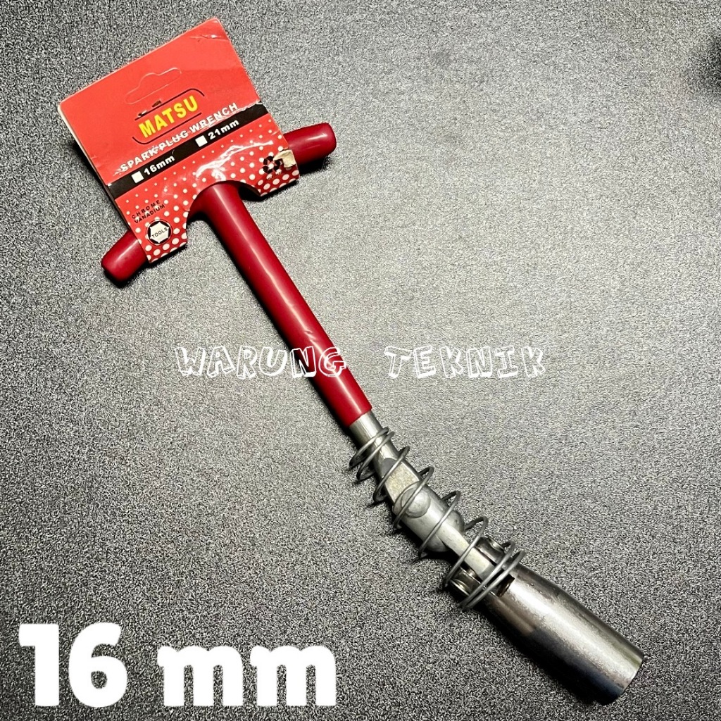 Matsu FLEXIBLE SPARK PLUG KEY MODEL T 16MM - FLEXIBLE T-TYPE SPARK PLUG ...