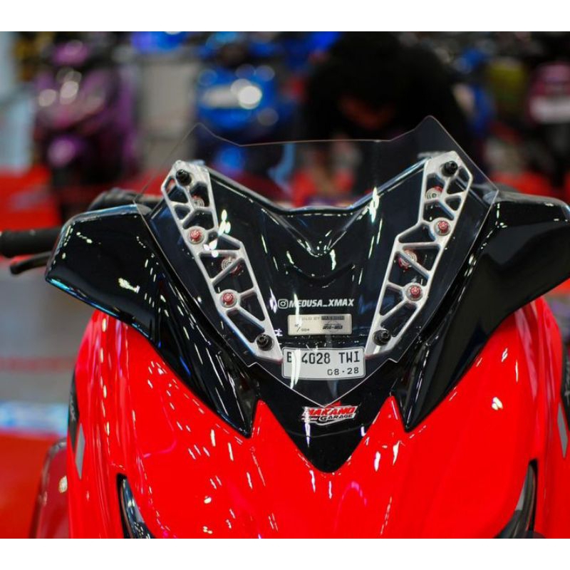 Windshield Xmax old Sporty Hexion V1. Old Xmax V1 Sporty Visor. 4 ...