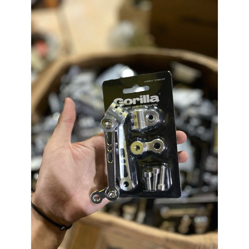 Universal Gorilla cnc brake hose bracket for all motorbikes | Shopee ...