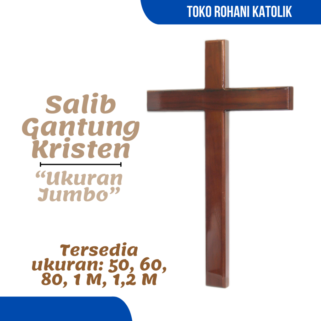 KAYU Christian WALL CROSS 50-80 CM (LARGE) / CHRISTIAN HANGING CROSS ...