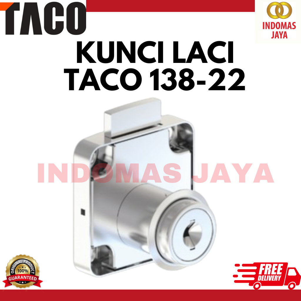 Taco TL 138 Drawer Cabinet Door Lock - 22 (Not Huben) | Shopee Malaysia