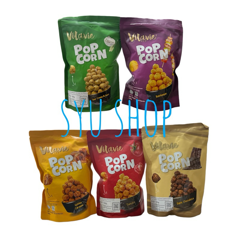 Vilavie pop corn premium popcorn caramel tomato chocolate sour cream ...