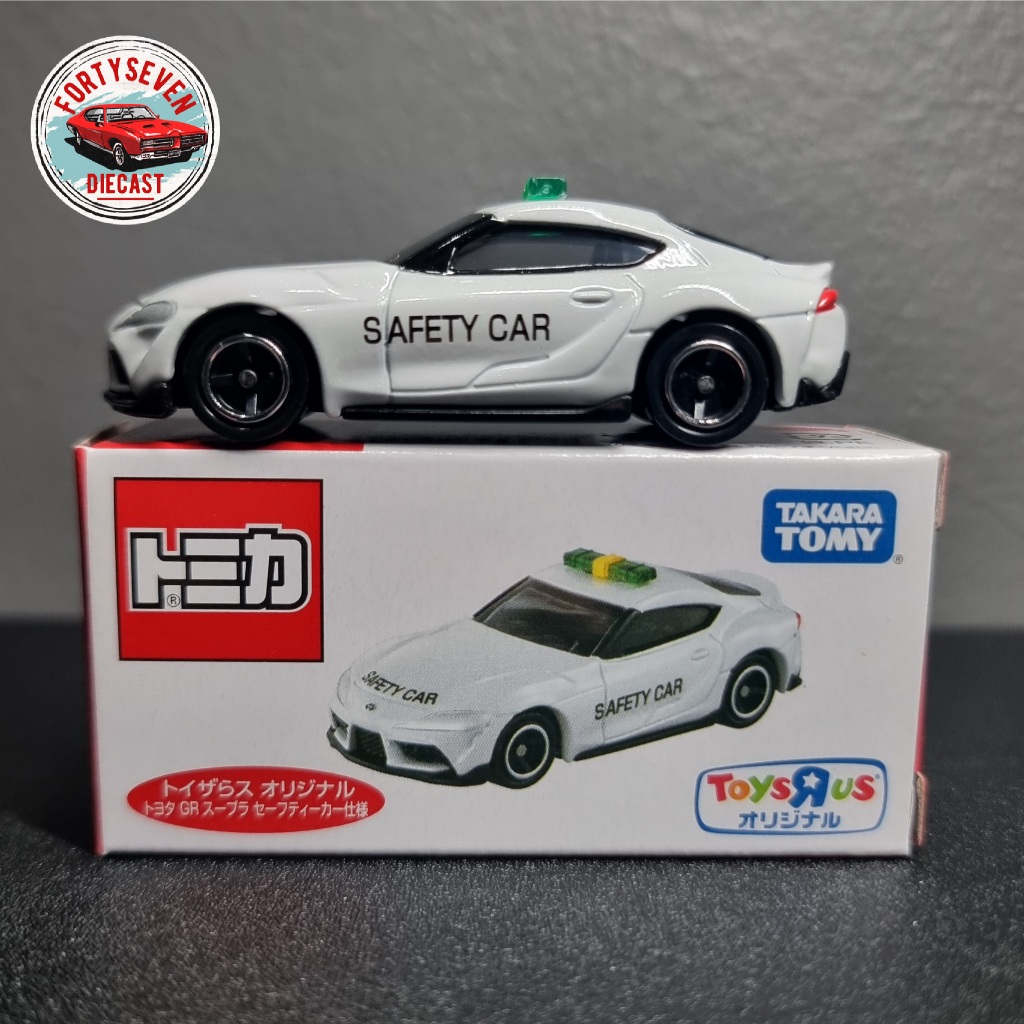 Tomica Toyota GR Supra Safety Car Type Toys R Us unsealed open seal non ...