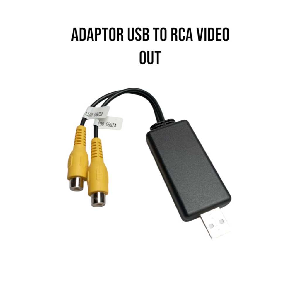 Sir LEO usb Dongle Adapter Video Out Head Unit Android RCA Jack Socket ...