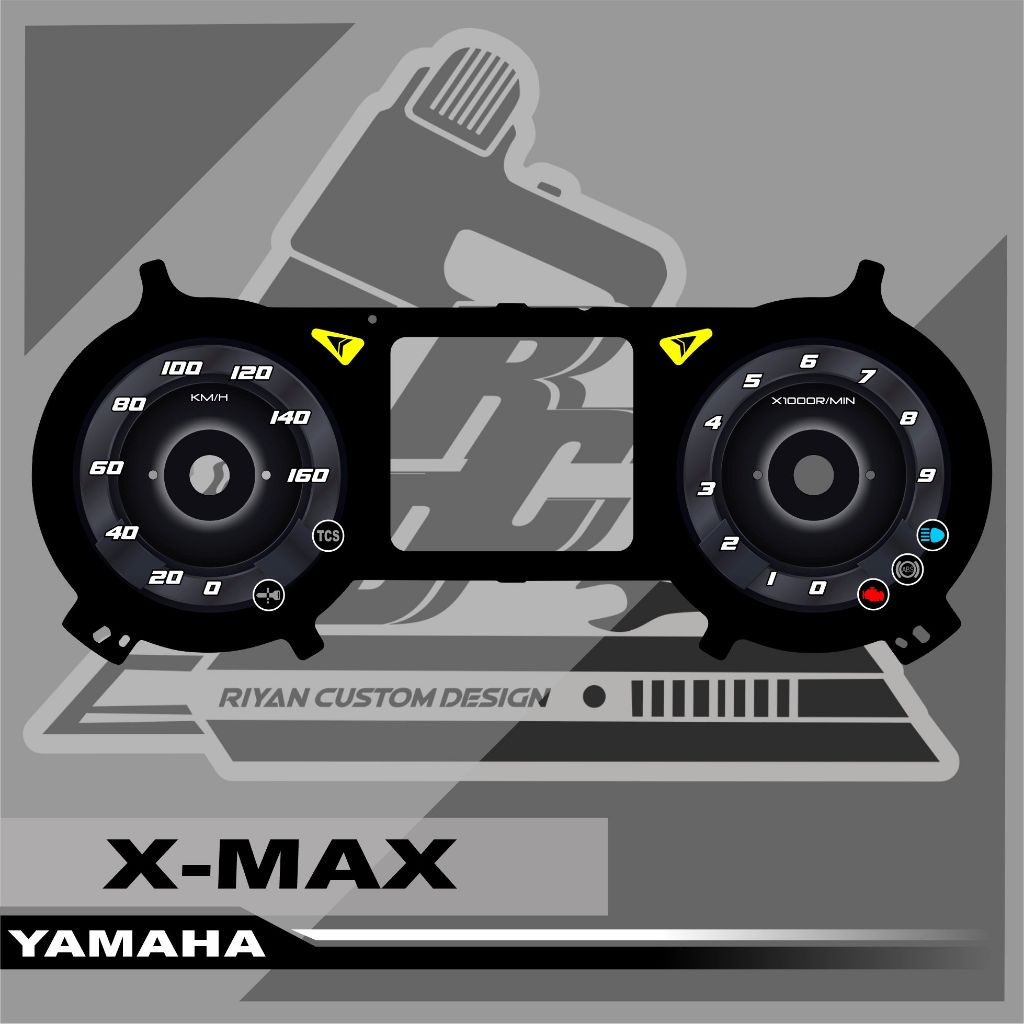 Custom XMAX 250 SPEEDOMETER BOARD | Shopee Malaysia