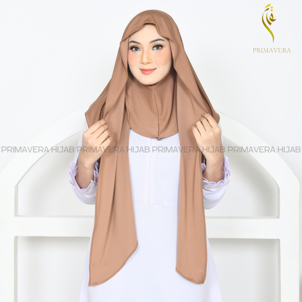 Instant pashmina hijab oval jersey covering the neck / instant inner ...