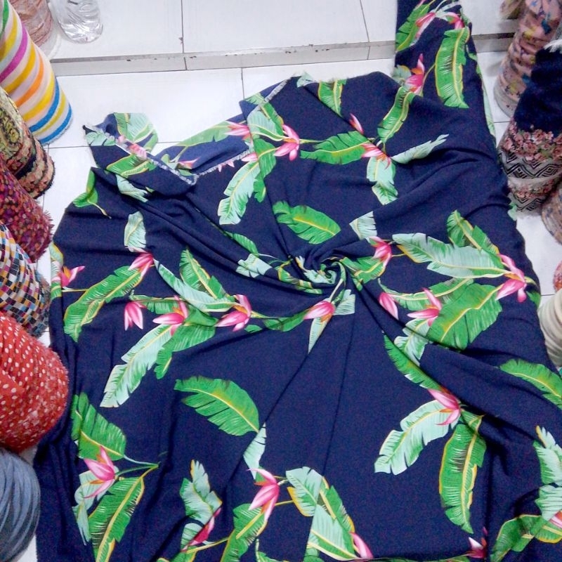 Premium Wolfis fabric // Wolfis fabric with floral motifs // fabric by ...