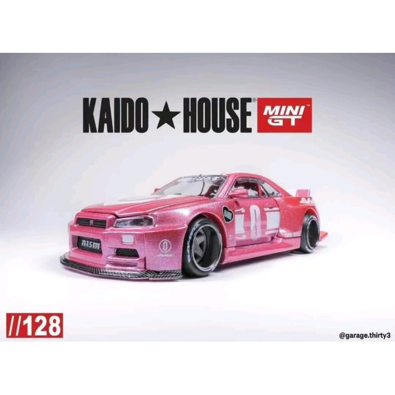 Mini GT Kaido House GT Nissan Skyline GTR R34 Pink - KHMG128 | Shopee ...