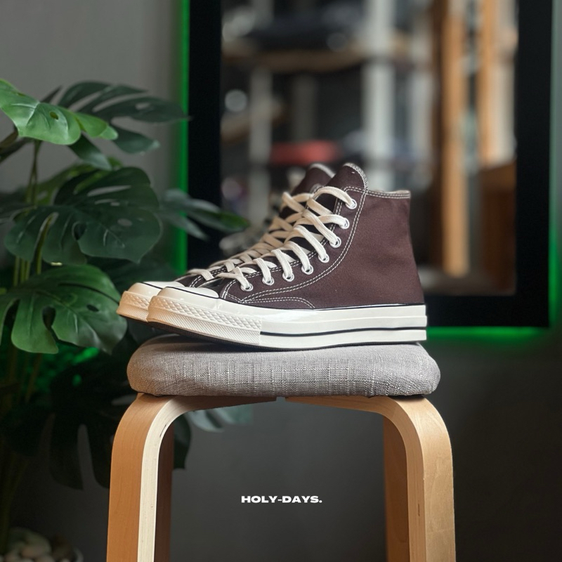 Converse Chuck 70 Hi Dark Root Egret Black Original Official Shoes ...