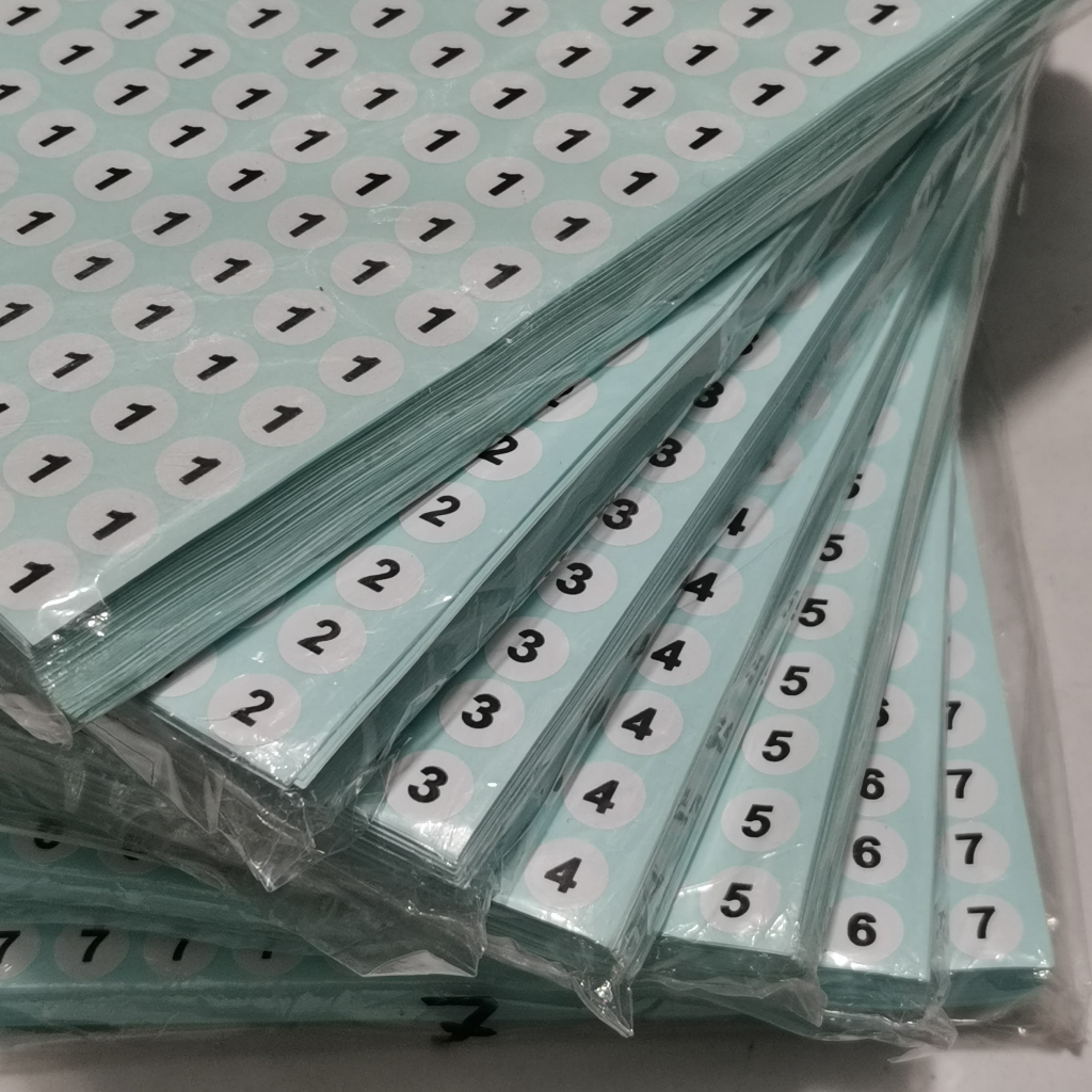 Number Sticker Size Sticker / Number 0 - 40 (1 Sheet) | Shopee Malaysia