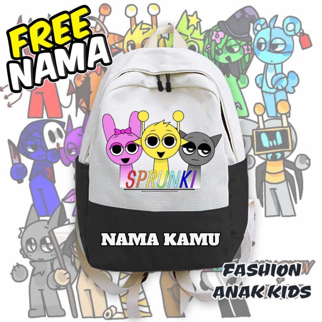 (FREE Name) SPRUNKI INCREDIBOX PRIMARY SCHOOL CHILDREN'S SCHOOL ...