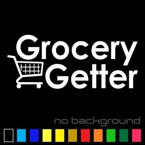 Grocery Getter Vinyl Decal | Jdm Street Racing Turbo Funny Car Window ...