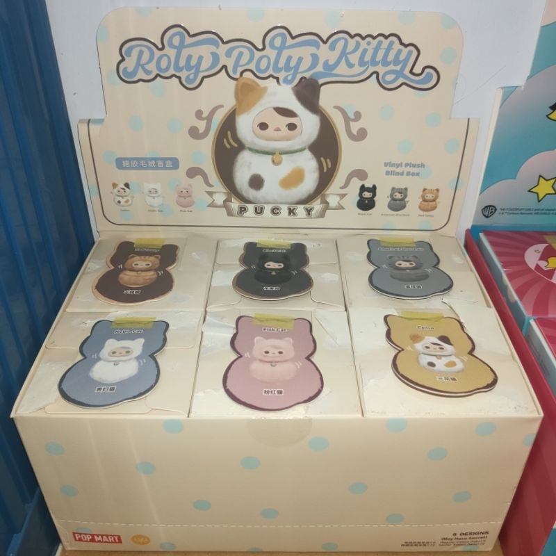 [READY] Pop MART Pucky Roly poly kitty selected | Shopee Malaysia