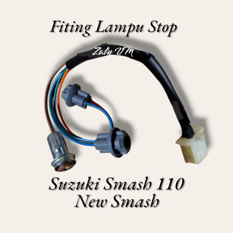 Suzuki SMASH 110 SMASH NEW SMASH REAR STOP LIGHT FITTING CABLE | Shopee ...