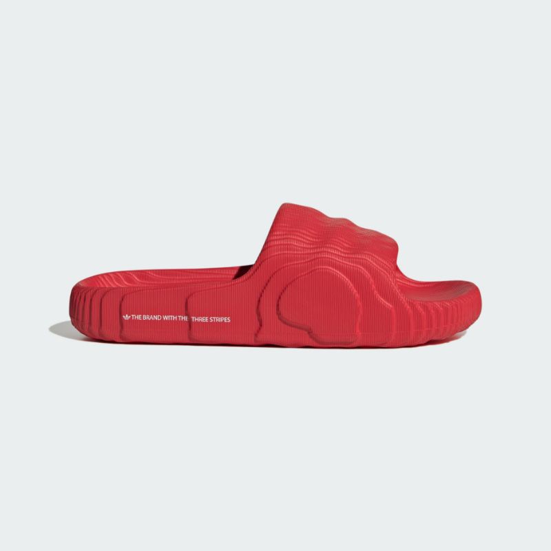 MERAH Adidas ORIGINALS Slides Adilette 22 Men's Red tag code IF5394 ...