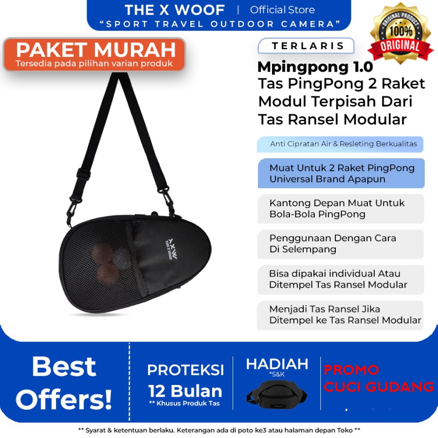 Racket Bag / Bag / pingpong Bet cover 2 Bet Bat Table Tennis Racket Bag ...