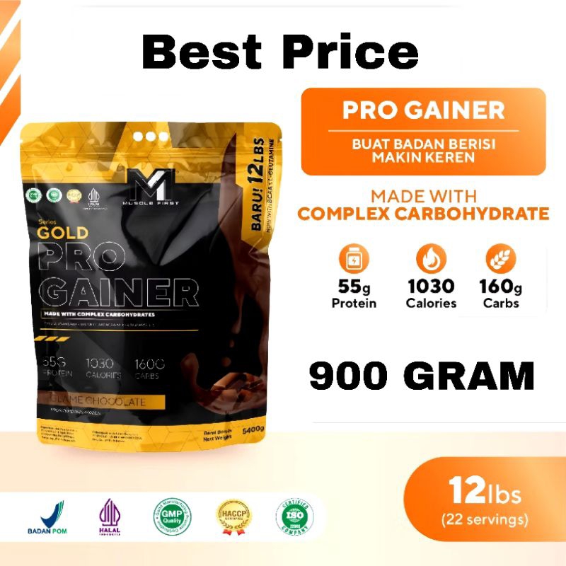 (BREAST) Muscle FIRST 900g Series GOLD PRO GAINER Protein Weight Gain | Shopee Malaysia