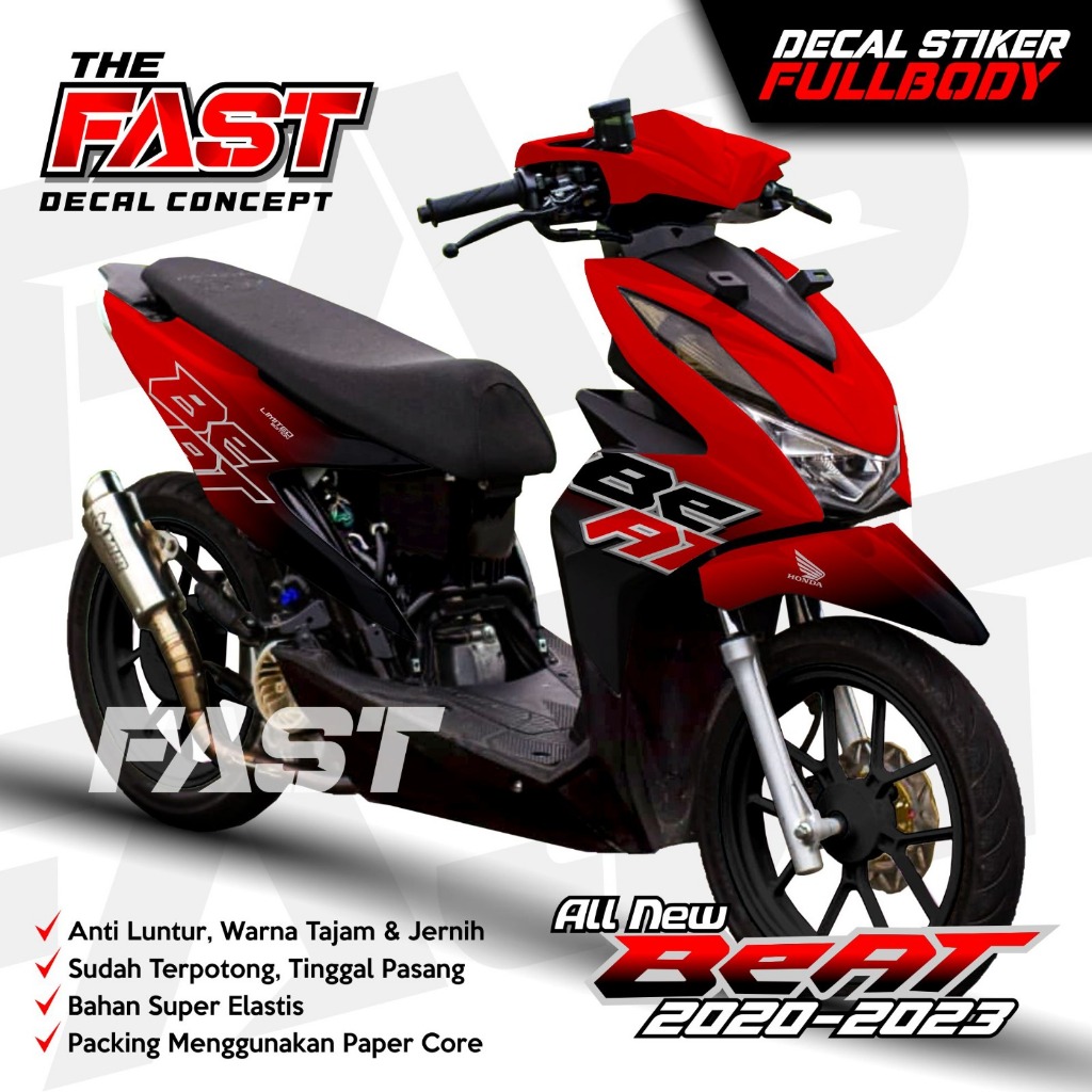 Newest Decal Sticker Honda Beat Deluxe 2020 2021 2022 2023 Fullbody ...