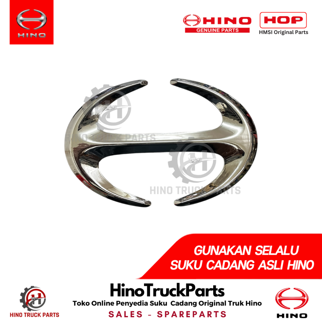 Genuine Hino Dutro Logo Grill Hino Dutro Emblem | Shopee Malaysia