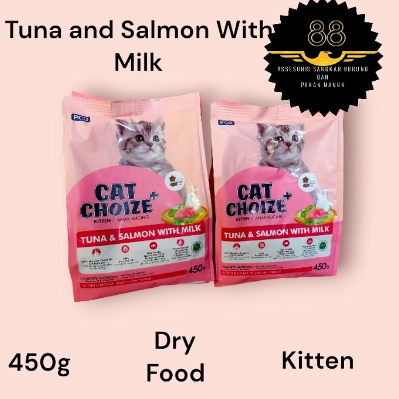 Cat Choize Plus Kitten Tuna and Salmon With Milk freshpack 450gr ...