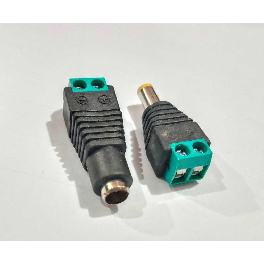 Cctv DC MALE DC FEMALE CONNECTOR | Shopee Malaysia