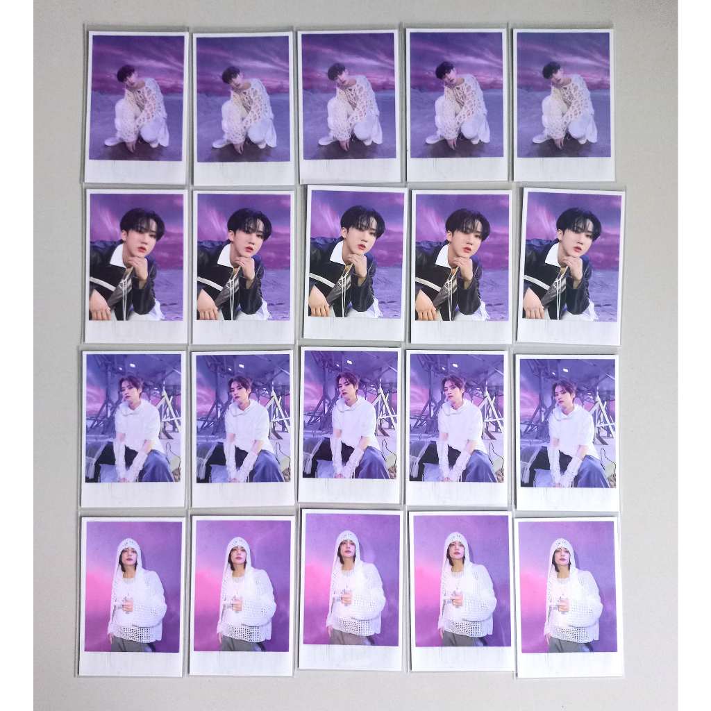 Stray Kids Rockstar Polaroid Official Hyung Line Bangchan Lee Know ...
