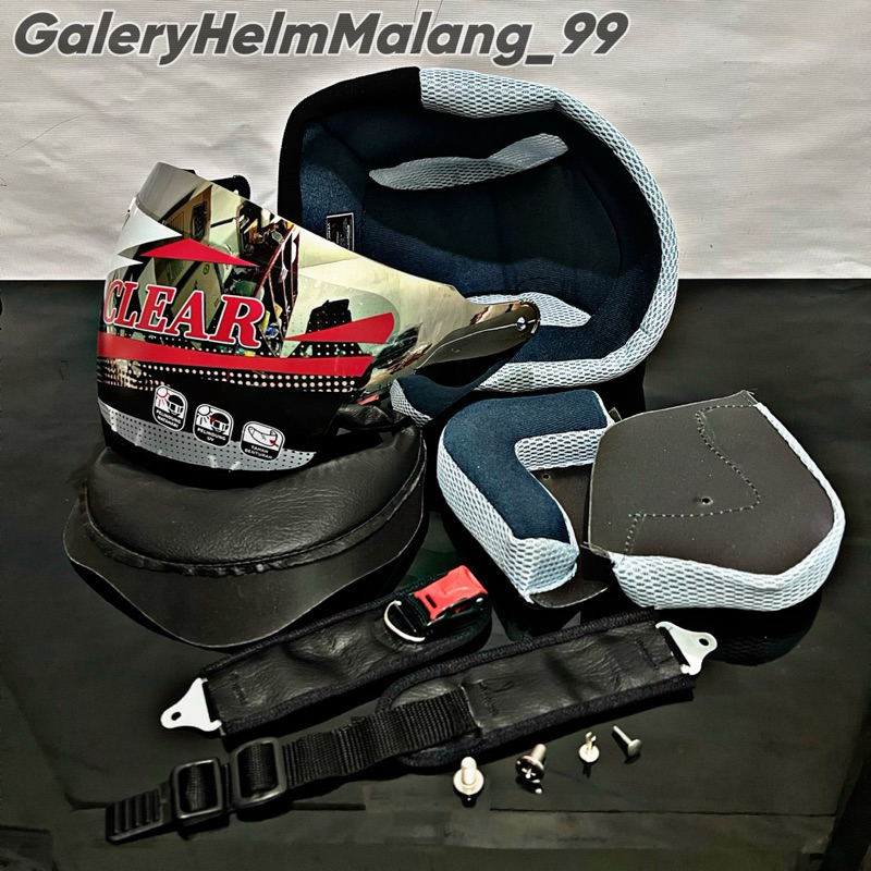 Complete Gm evolution Helmet Glass + Foam Package / Gm Evo Helmet Foam ...