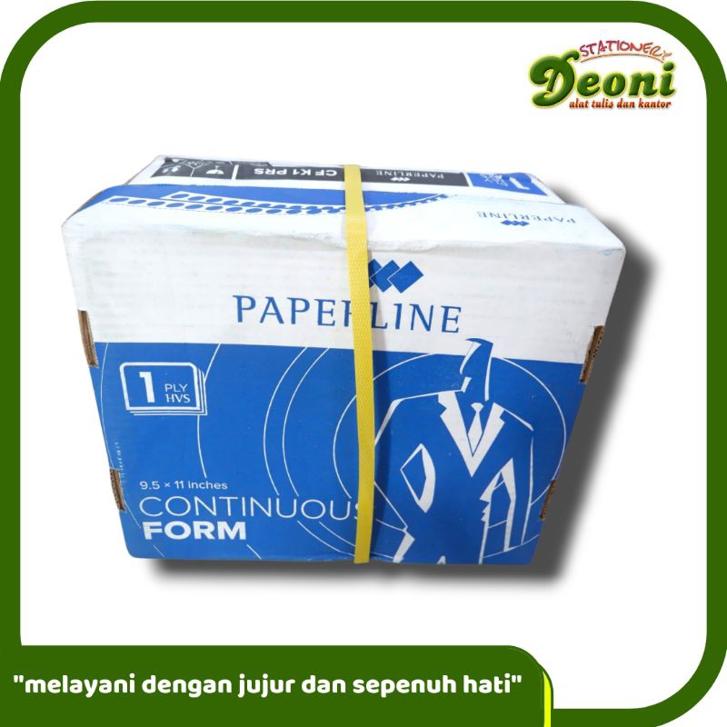 PAPERLINE Continuous Form Paper / Cashier Printer Paper 9.5 x 11 Inches ...