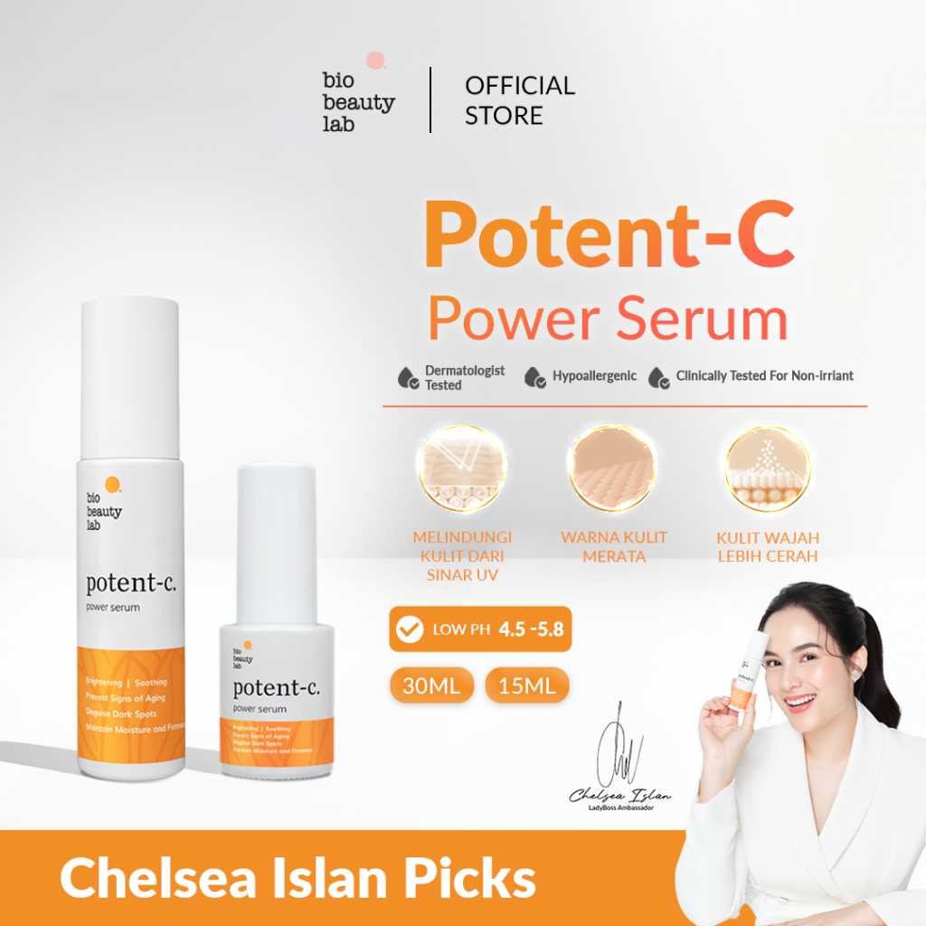 Bio Beauty Lab Potent-C Power Serum Vitamin C THD Ascorbate | Shopee ...