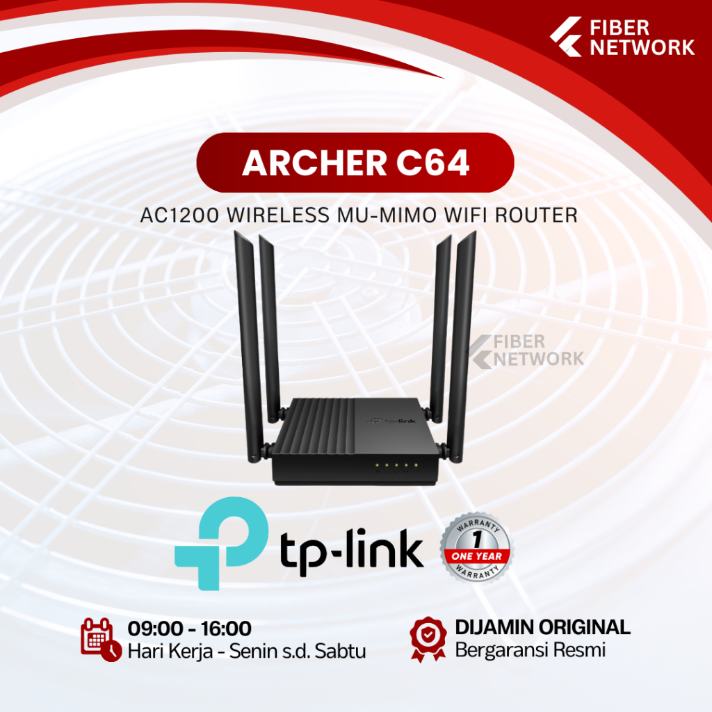 Tp-link Archer C64 AC1200 Wireless MU-MIMO WiFi Router tplink | Shopee ...
