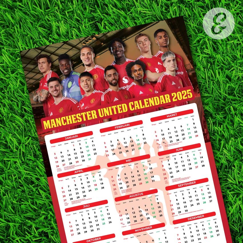 Manchester United edition 2025 Football Calendar | Shopee Malaysia
