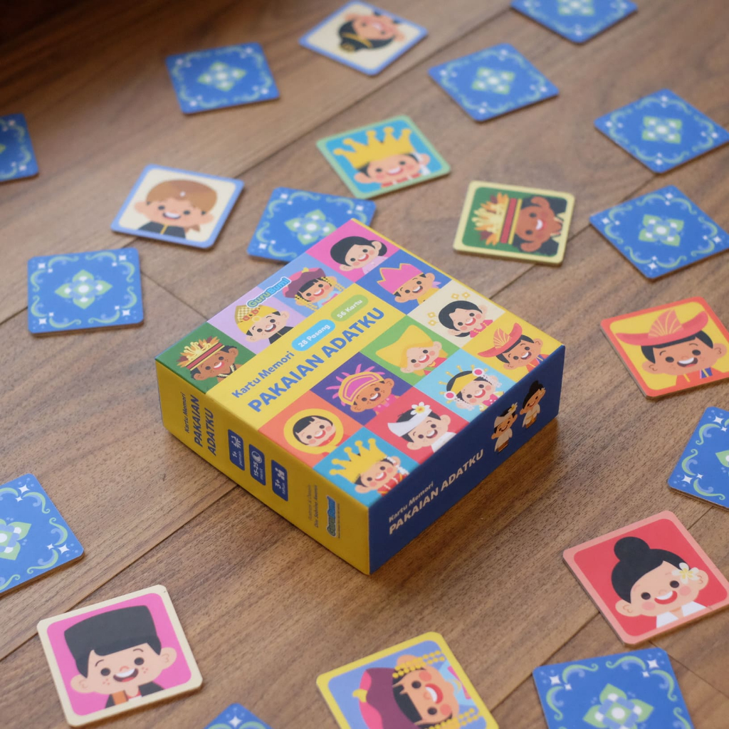 Ready Board Game Memory Card My Traditional Clothing by Guru Bumi ...