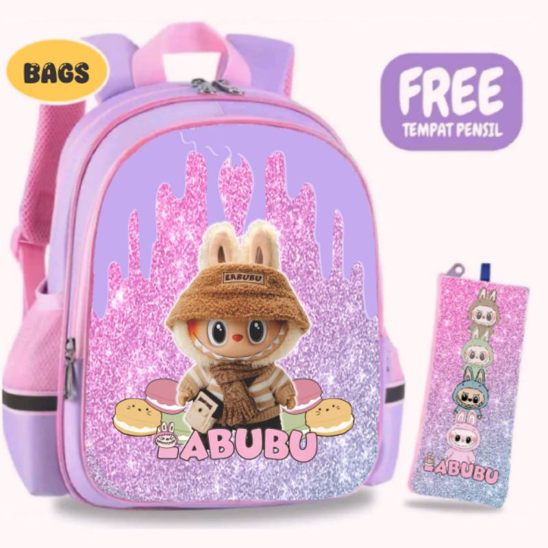 Labubu Character Children's School Backpack for Kindergarten ...