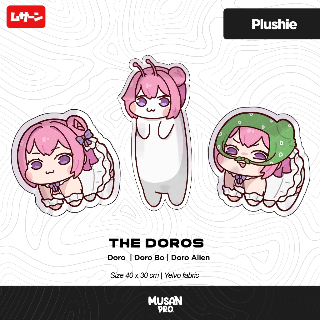 Plushie Doro - Doro - Doro Bo! - Doro Alien - Musan - Fan Merch ...