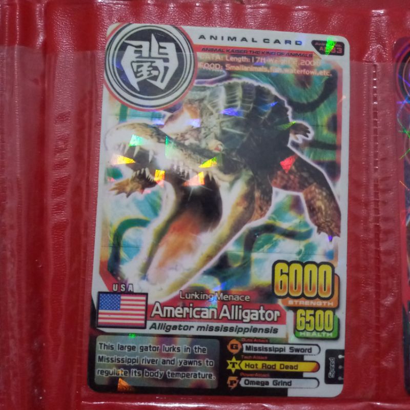 Animal Kaiser card American Alligator card | Shopee Malaysia