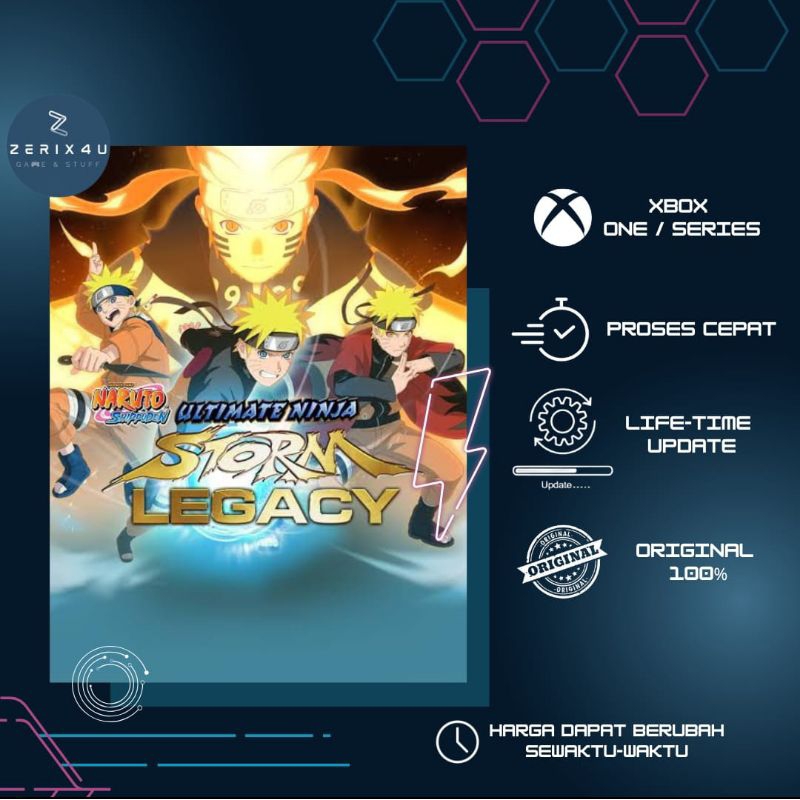 Naruto SHIPPUDEN ULTIMATE NINJA STORM LEGACY XBOX ONE / SERIES X|S ORIGINAL NARUTO STORM 1 ...