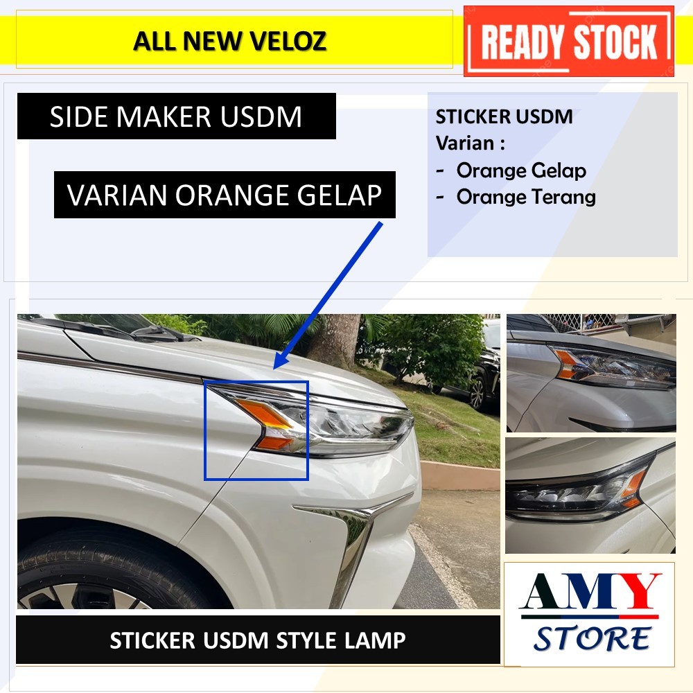 Amy318- Sticker SIDE MAKER ALL NEW VELOZ, SIDE Marker LAMP Sticker ...