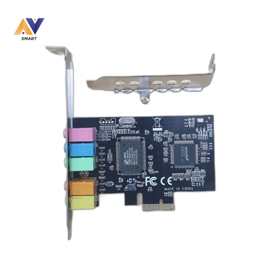Pci EXPRESS PCIE SOUND CARD 4.1 CHANNEL FREE LOW PROFILE BRACKET ...
