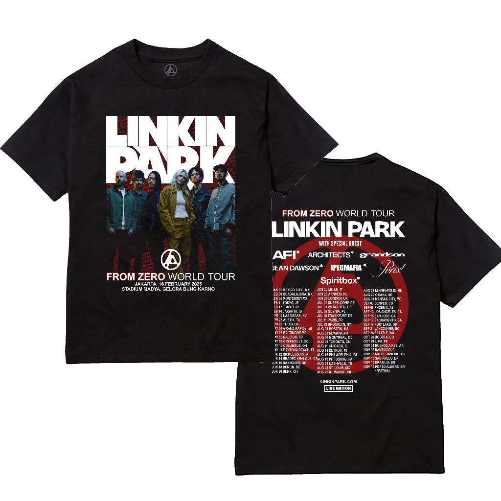 (ADULT T-shirt) Linkin Park From Zero World Tour T-shirt - Linkin Park ...
