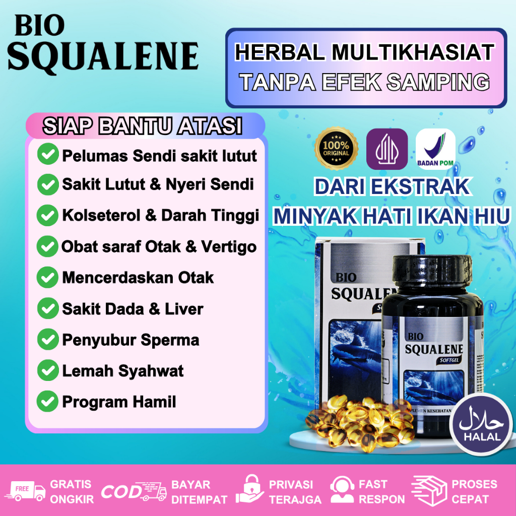 Bio SQUALENE SOFTGEL - 100% ORIGINAL ORIGINAL Shark Oil - Bio Squalen ...