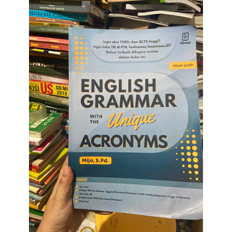 English grammar with The unique acronyms | Shopee Malaysia