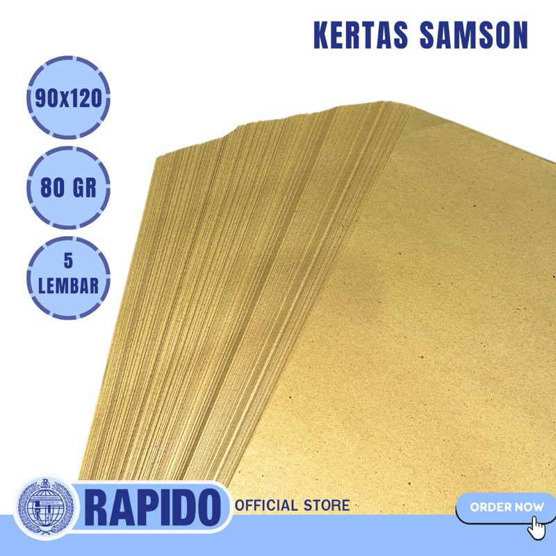 [ 5 Sheets ] 90 x 120 Samson Paper 80 Gr / Wrapping Paper | Shopee Malaysia