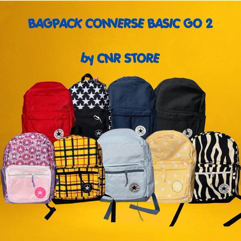 Bagpack Backpack Converse Basic GO 2 School/Work Backpack | Shopee Malaysia