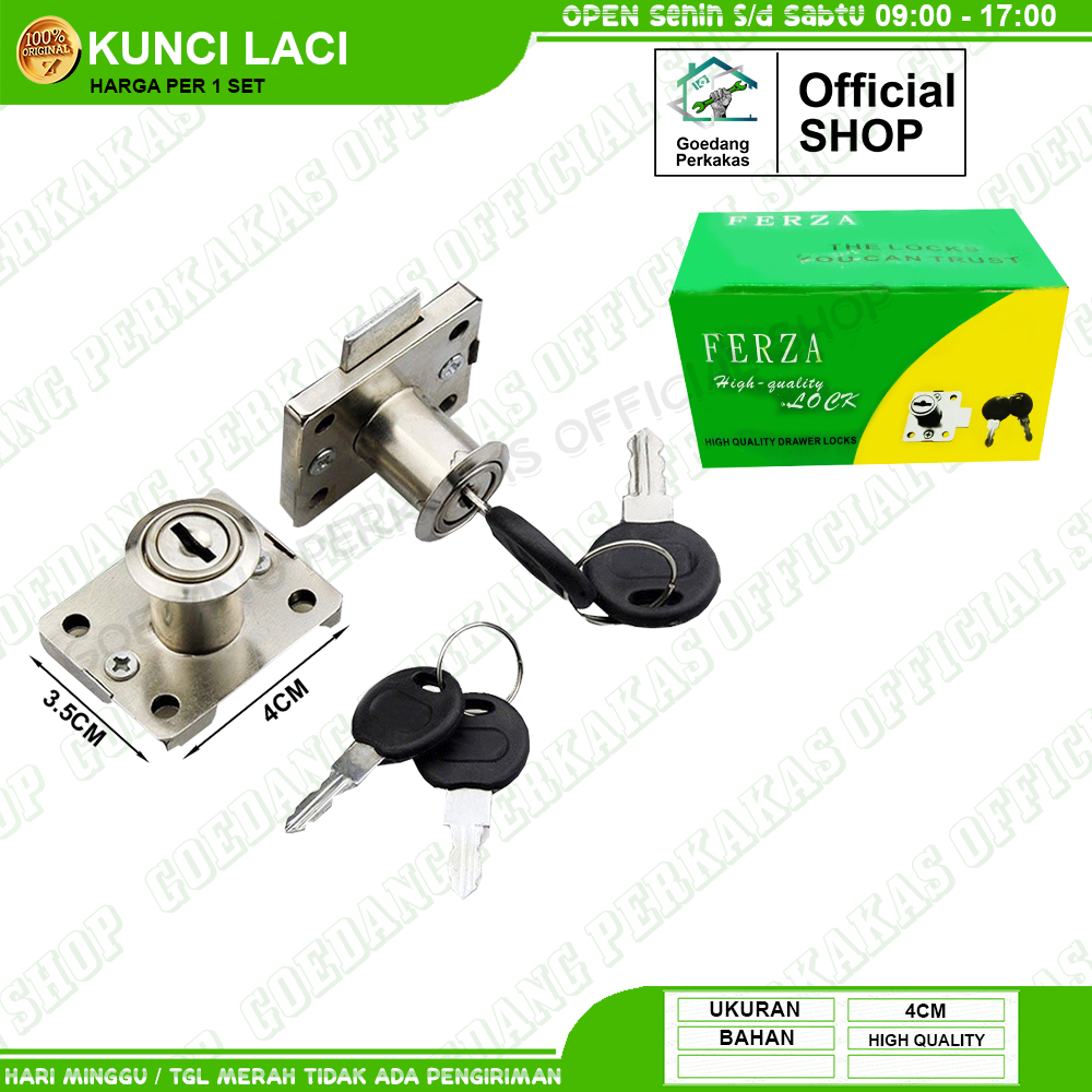 101 Ferza Drawer Lock / Furniture Safety Cupboard Lock | Shopee Malaysia