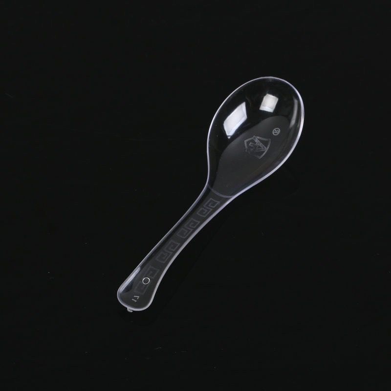 50pcs Unique Transparent Clear Plastic Spoons Like Glass | Shopee Malaysia